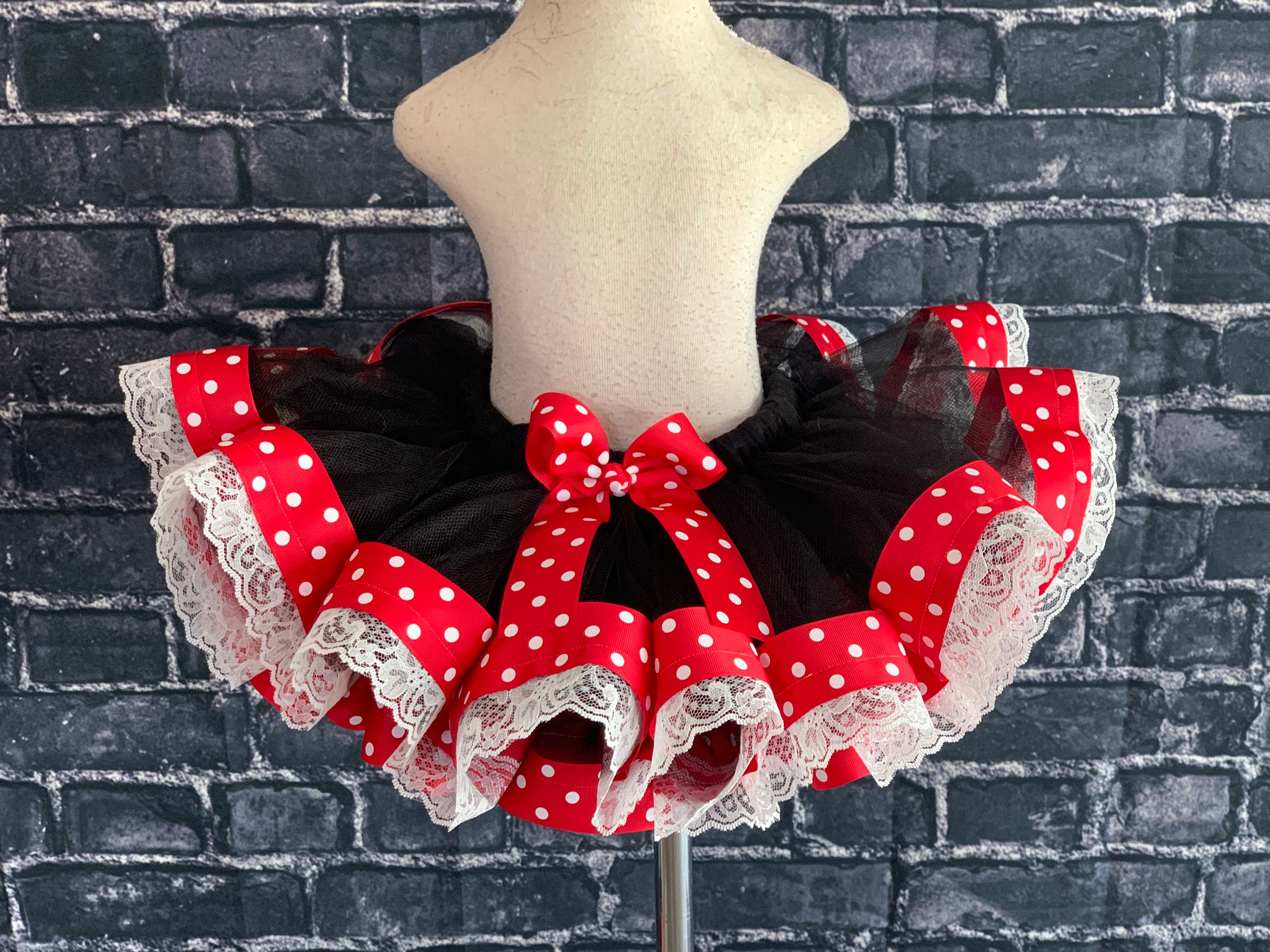 Black and red tutu back and red wedding smash cake tutu | Etsy