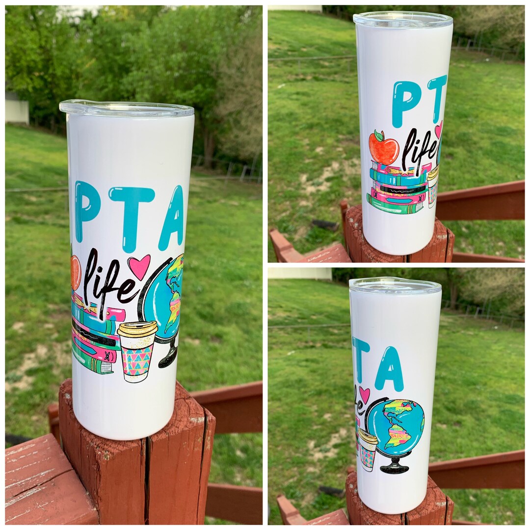 Mom Tumbler, PTA Gift, School Gift, PTA Life, Parent Teacher ...