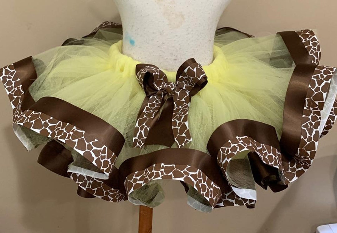 Zoo Tutu, Safari Tutu, Zoo Birthday Tutu, Animal Print Tutu, Giraffe ...