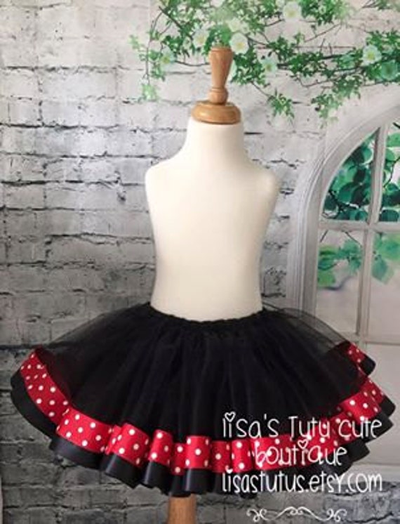 Black and red tutu red and white polka dot smash cake tutu | Etsy