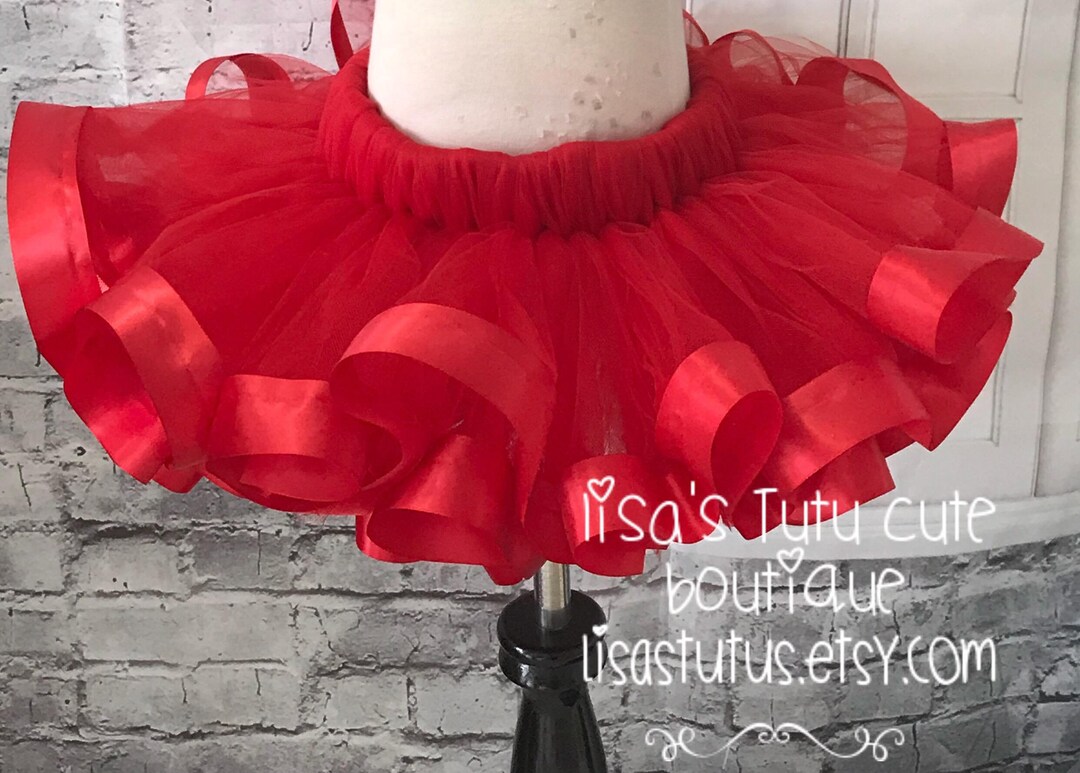 Red Tutu, Red Birthday Tutu, Red Party Tutu, Red Smash Cake Tutu ...