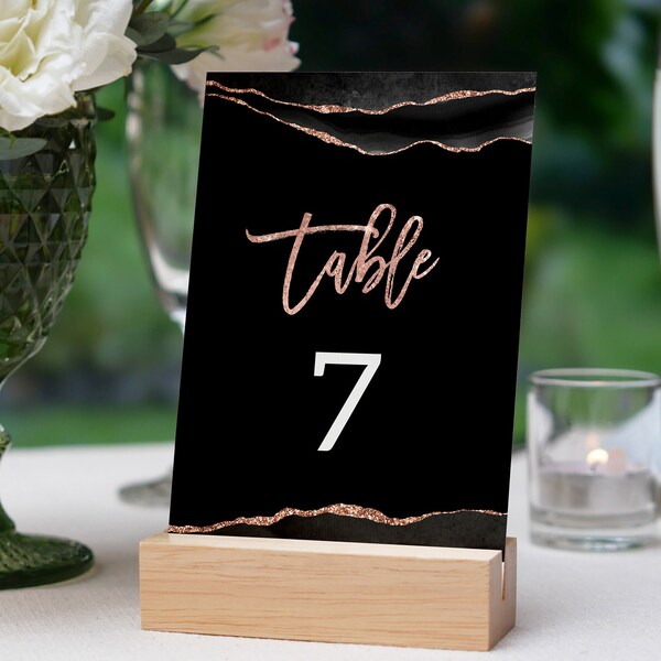 Gold Table Number - Etsy