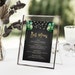 Emerald Green and Gold Bar Menu Template Drink Menu Event Menu Template ...
