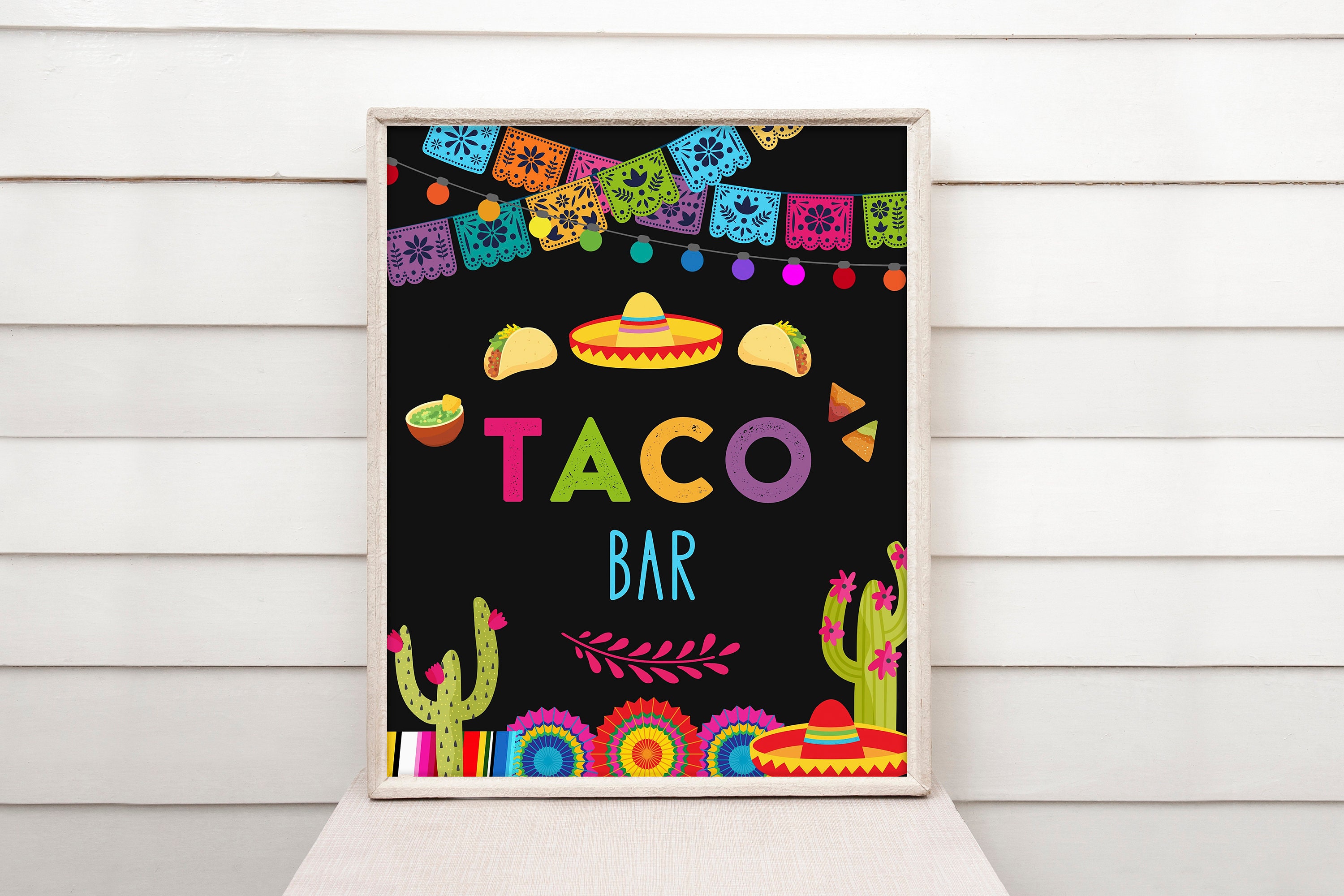 Printable Taco Bout a Party Sign Bundle Fiesta Birthday | Etsy