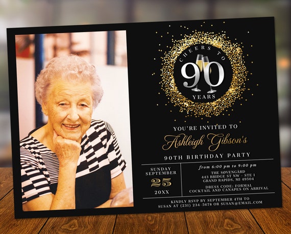 Sample 90th Birthday Invitations Elegant 90th Birthday Program Design