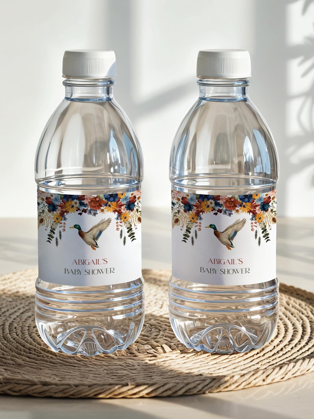 Mallard Duck Water Bottle Label Template - A Little Hunter is on the ...