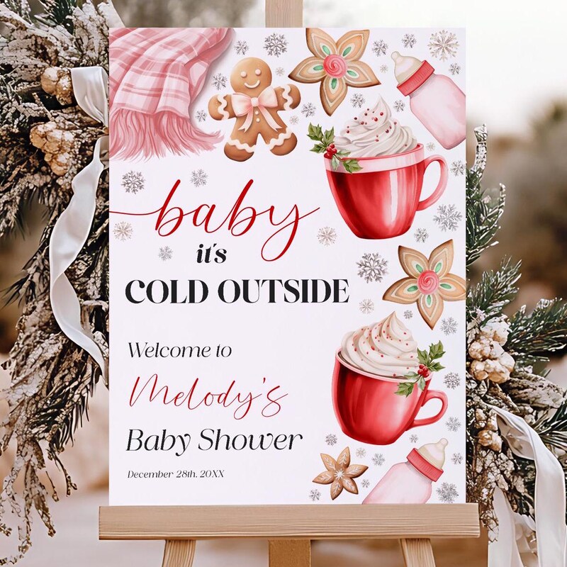 Baby Its Cold Outside Baby Shower Cookies - Etsy