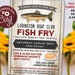 Fish Fry Benefit Fundraiser Invitation Digital Instant Download 4x6 ...