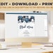 Blue & White Menu Card - Menu Template and Drink Menu Event Menu ...
