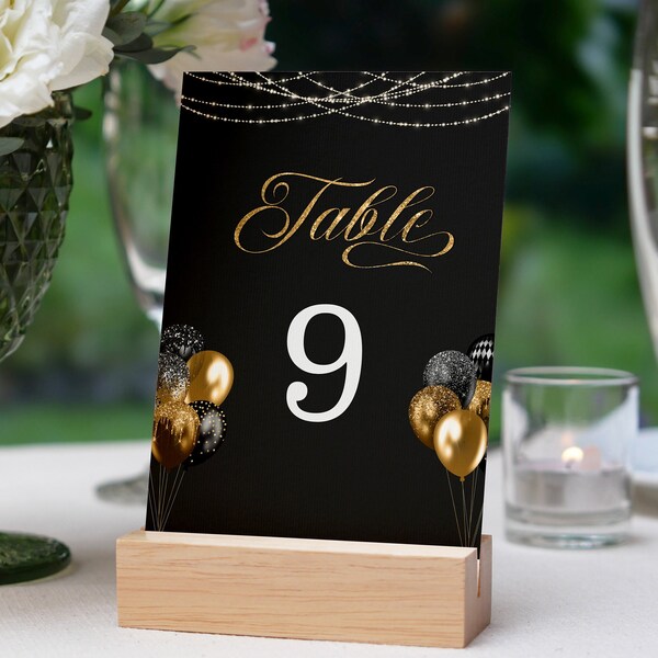 Gold Table Numbers - Etsy