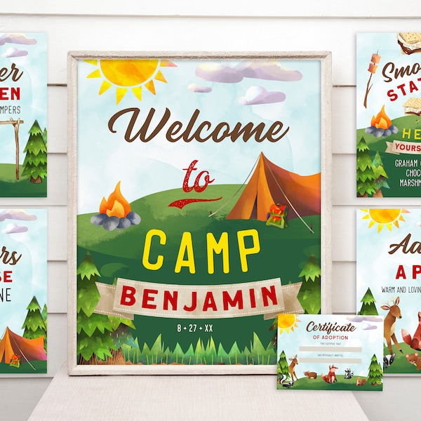 Camping Theme - Etsy