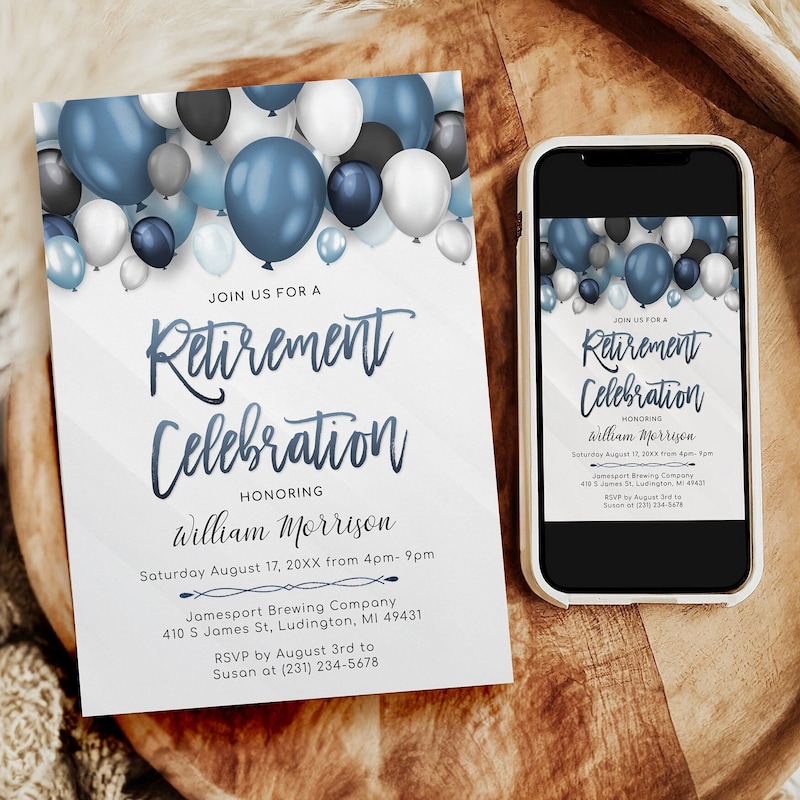 Retirement Party Invitations - Etsy