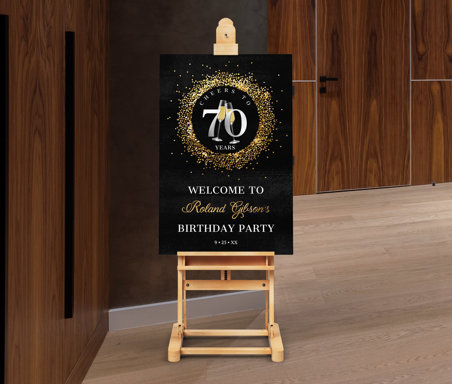 ANY AGE Cheers Birthday Welcome Sign Birthday Welcome Poster - Etsy