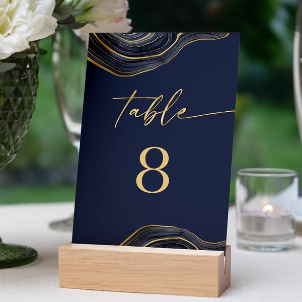 Gold Table Numbers - Etsy