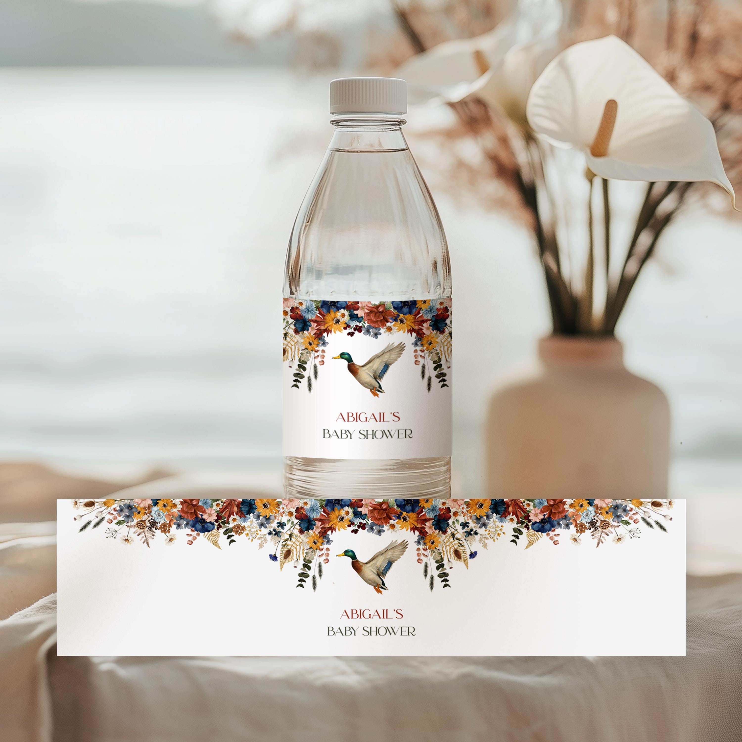 Mallard Duck Water Bottle Label Template - A Little Hunter is on the ...