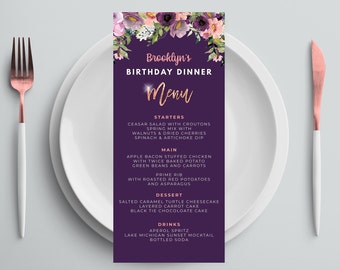 Modern Cool Bar Menu Template for Any Event (Download Now) - Etsy