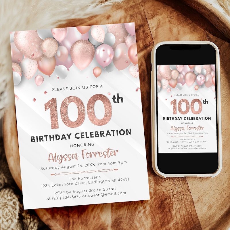 100th Birthday - Etsy