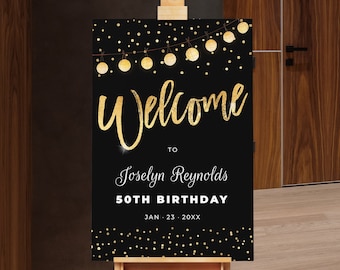 Black Gold Birthday | Etsy