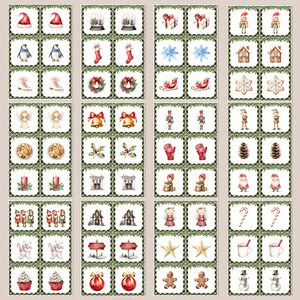 Printable Christmas Games - Printable Elf Activities - Elf Matching ...