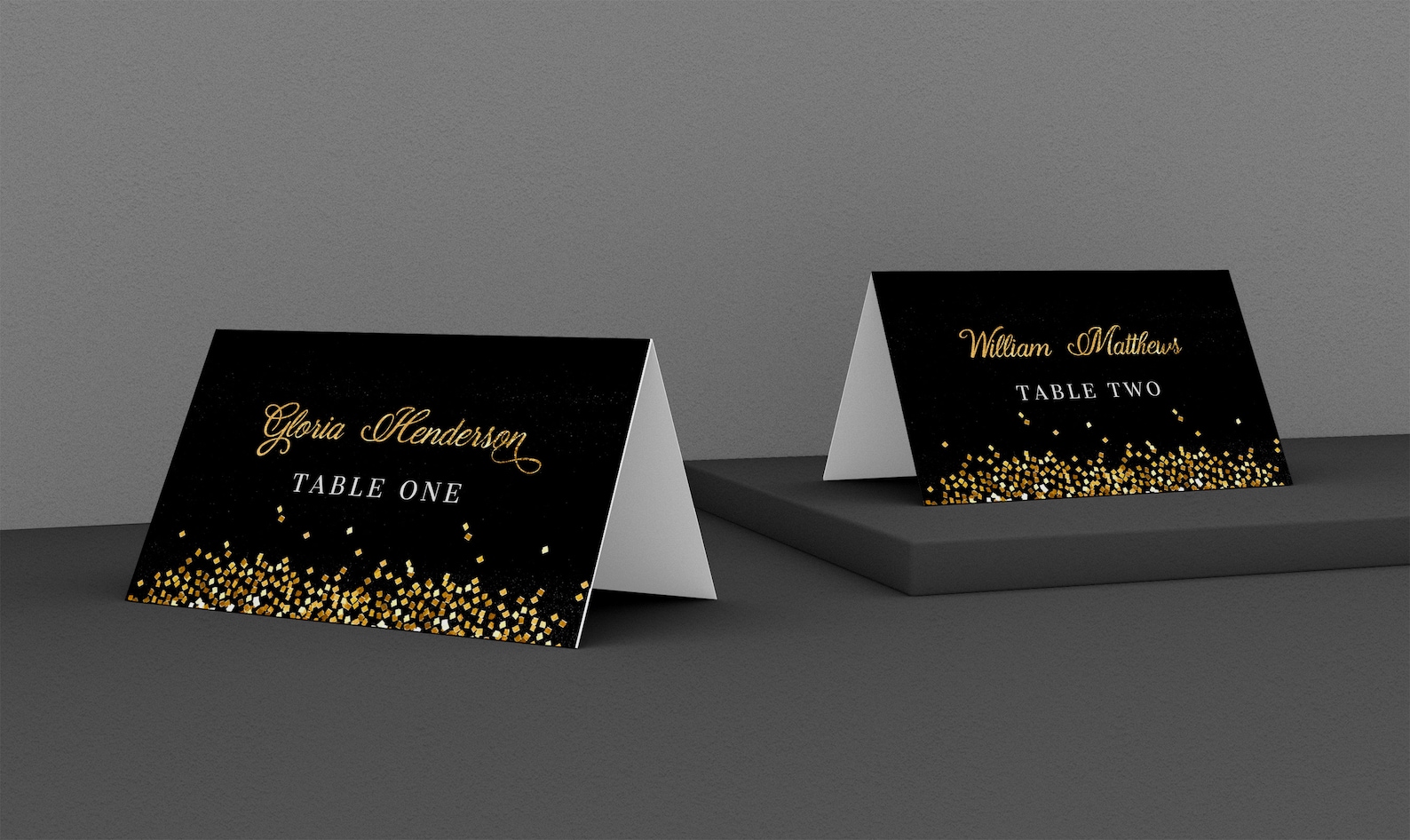 Editable Place Card Template Tent Card Template Glitter - Etsy