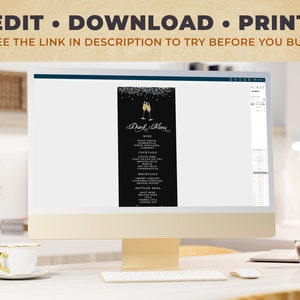 Menu Template and Drink Menu Template Sparkly Glitter Silver Menu Card ...