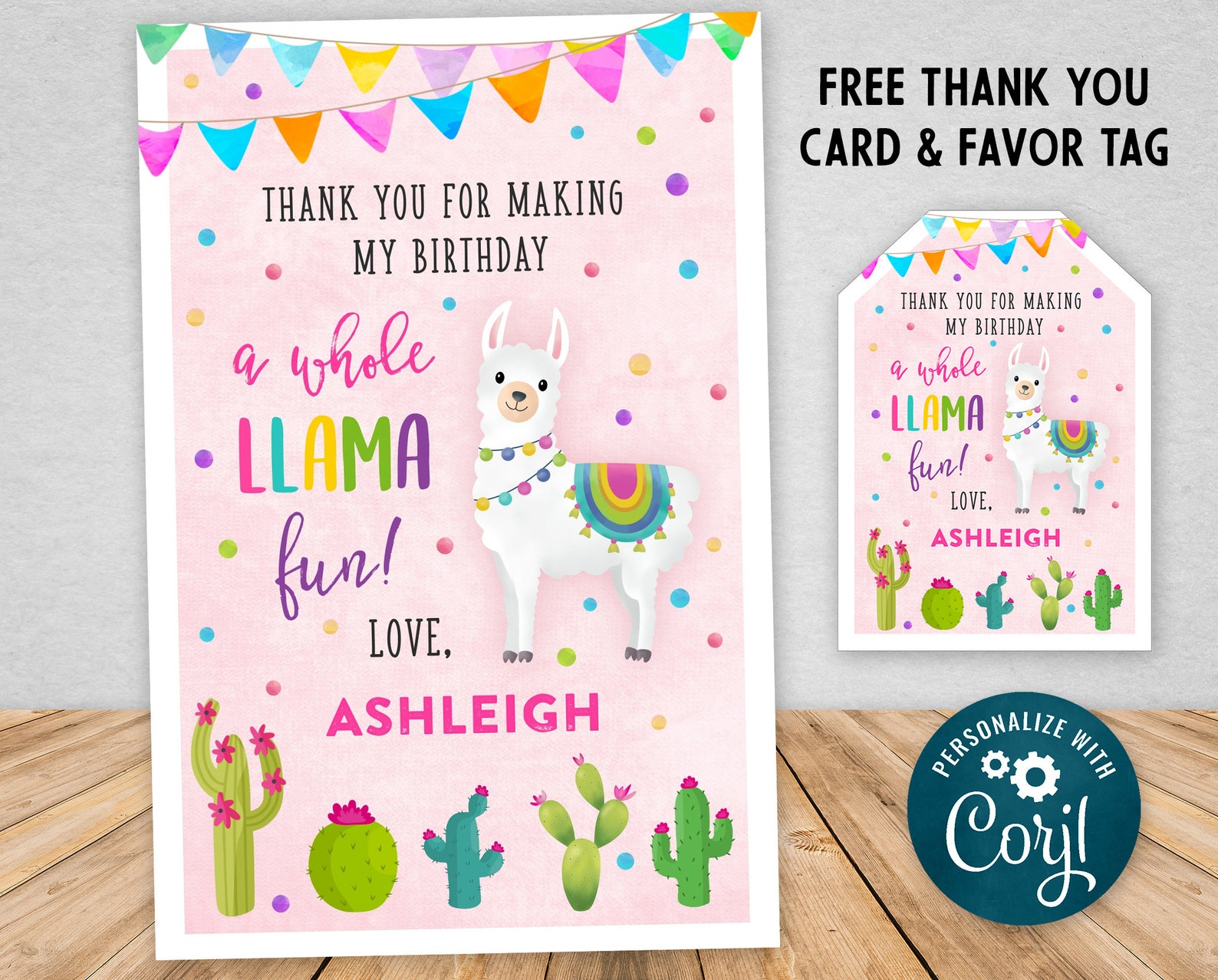 Llama Invitation Llama Birthday Invitation Llama Theme Party | Etsy