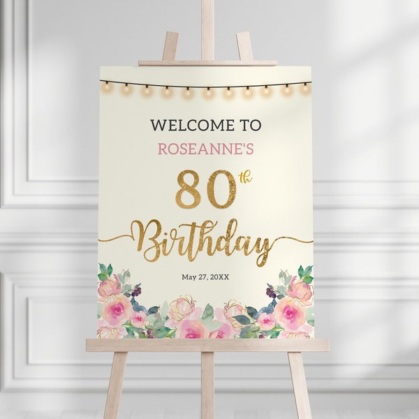 Rustic Birthday Sign - Etsy