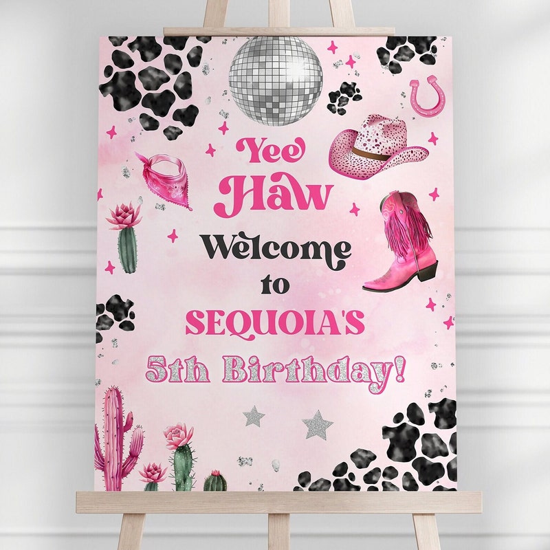 Disco Poster Birthday - Etsy