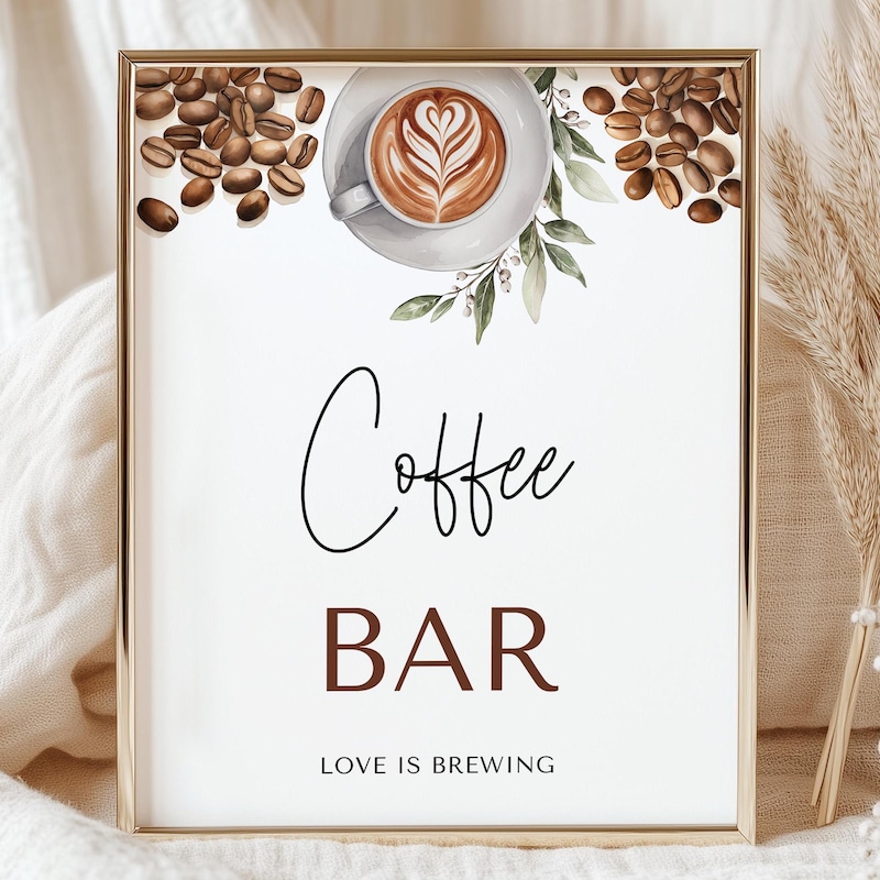Coffee Bar Signs - Etsy