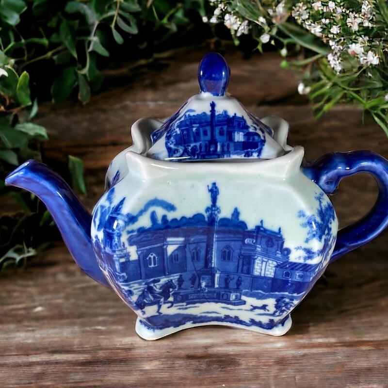 Flow Blue Tea Cup - Etsy