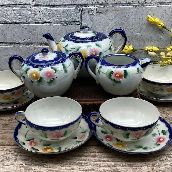 Porcelain Tea Set - Etsy