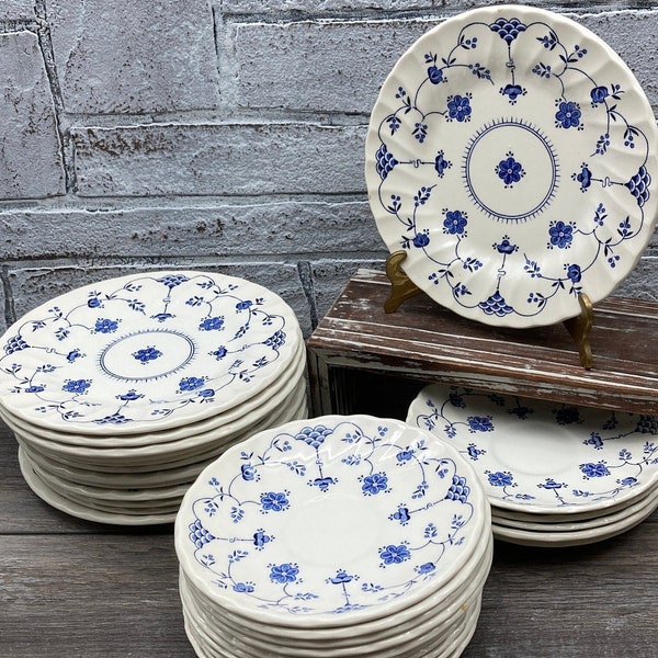 Blue White Plate - Etsy