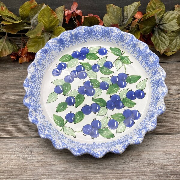 Pottery Pie Plate - Etsy