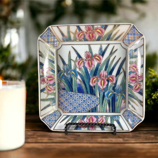 Iris Plates - Etsy
