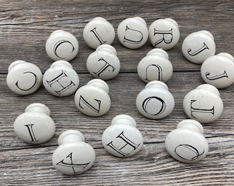 Typewriter Style Alphabet Letter & Number Cupboard Cabinet - Etsy