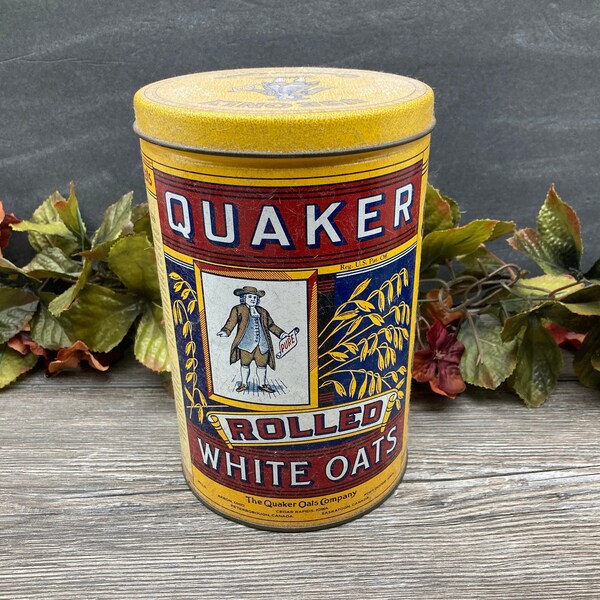 Quaker Oats Tin - Etsy