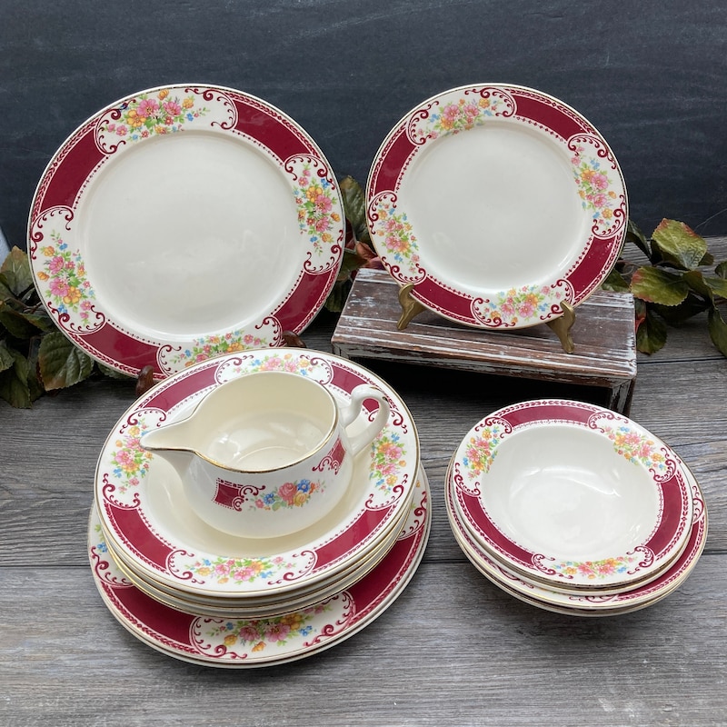 Homer Laughlin Red Band - Etsy