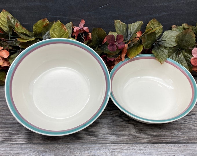 1990s Pfaltzgraff Stoneware "juniper" Pattern ~ Round Serving Bowl / Pick Size ~ Made in USA ...