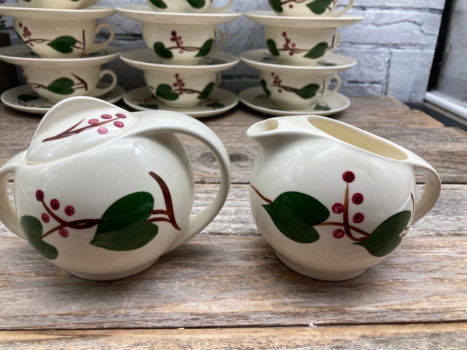 Vintage Blue Ridge Southern Potteries stanhope Ivy - Etsy