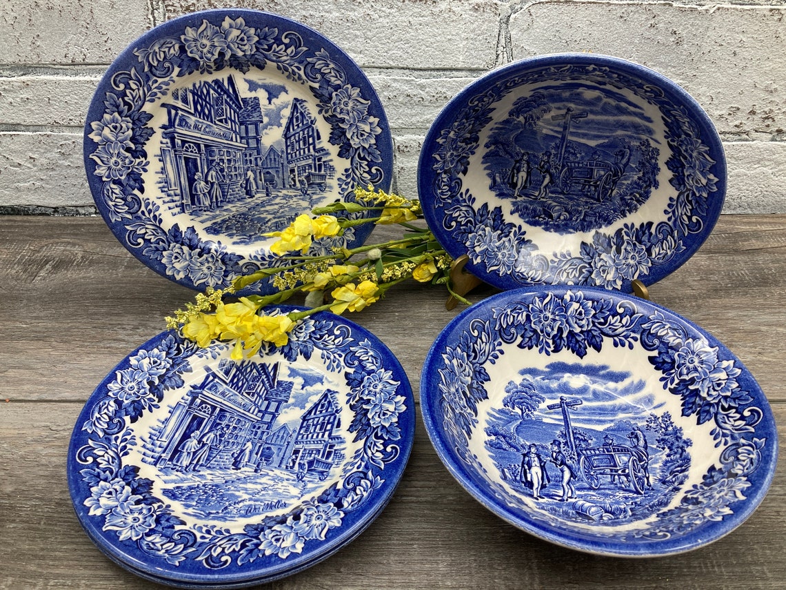 EIT Dickins Series Pattern Ironstone 3 Bread Plates OR 2 - Etsy