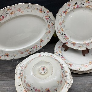 Rare Canonsburg Pottery Company Pattern~ Platter OR Dinner Plate OR ...