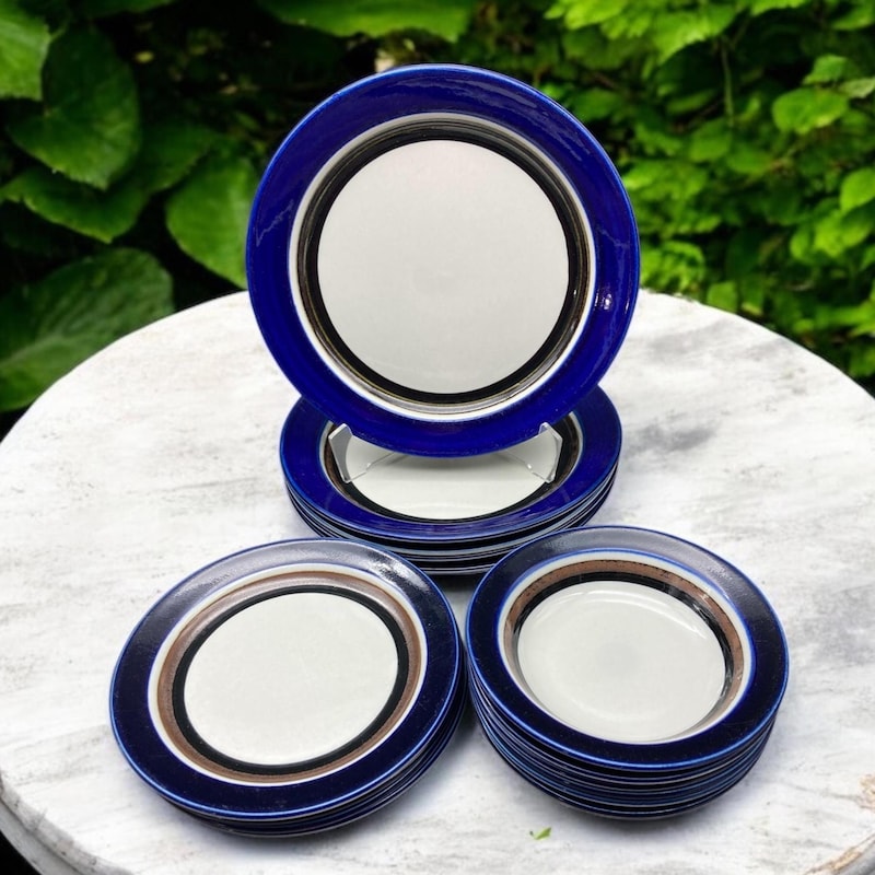 Arabia Finland Blue Plate - Etsy