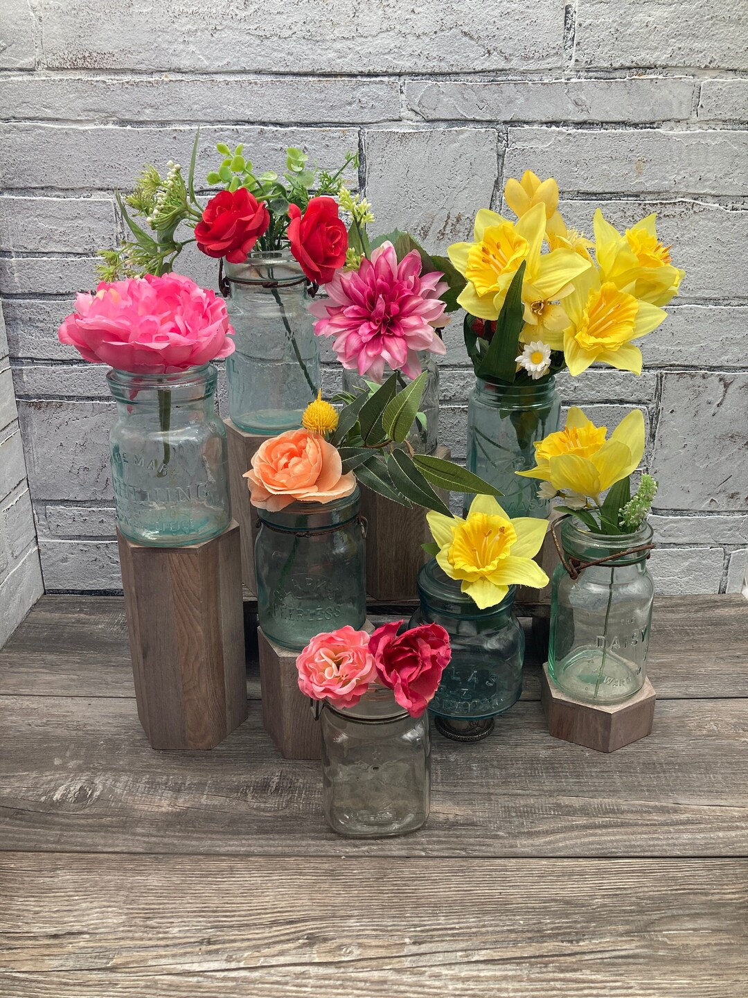 Vintage Glass 1 Pint Mason Jar ONE Ball / Queen / Daisy / Atlas / Clark ...