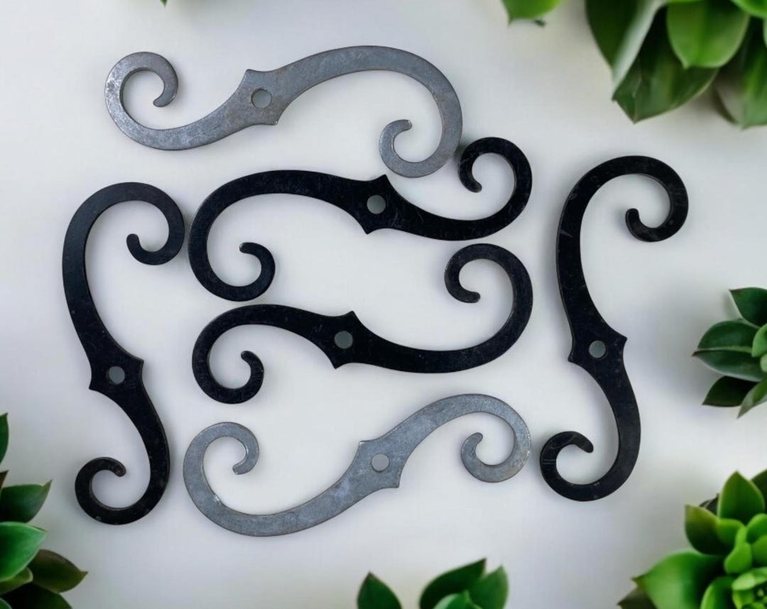 Pair of Metal Shutter Dogs~ Black or Silver~ Hardware ~shutter Stays ...