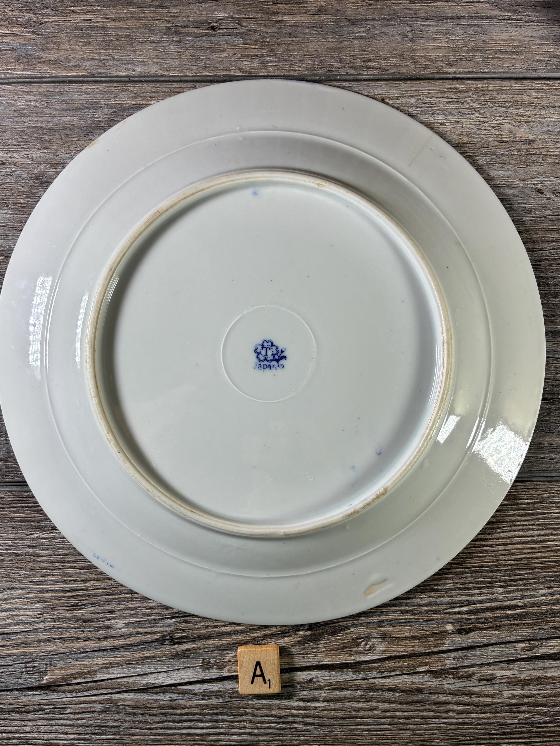 Vintage Phoenix Ware Plate: DINNER Plates Flying Turkey Pattern Blue ...