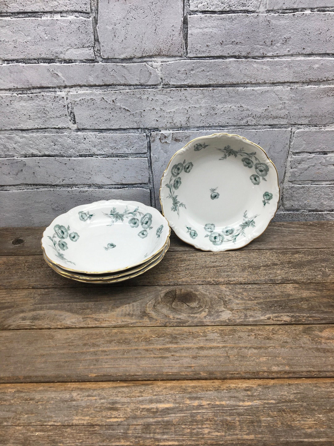 Set of 4 EDELSTEIN Sanford 7.25 Coupe Soup Bowls Made in - Etsy