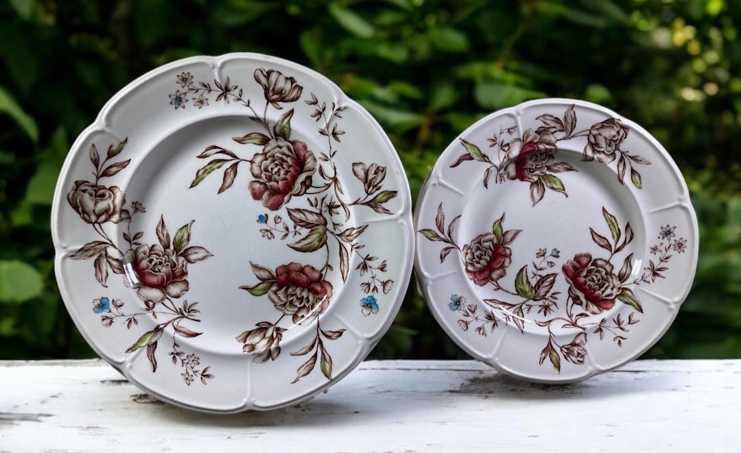 Windsor Ware Warwick Brown Dinner Plate: Johnson Brothers Transferware ...