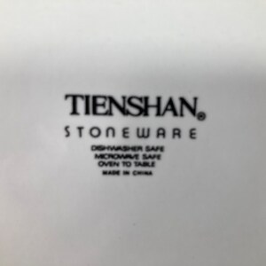 TIENSHAN Stoneware raspberry Social 8 Salad Plates Set of 4 Summer ...