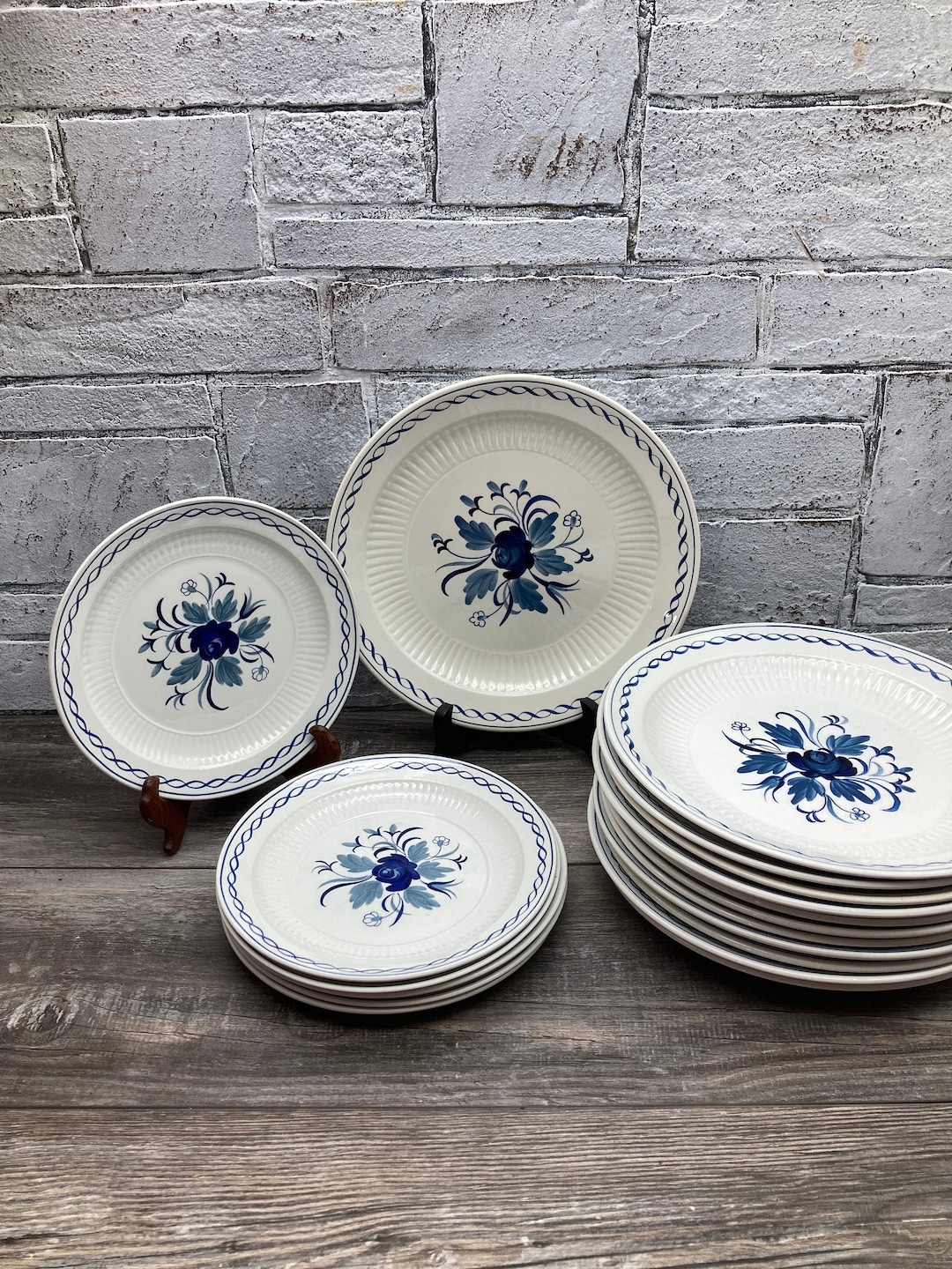 CLEARANCE BALTIC BLUE Pattern Adams China English Ironstone Blue ...