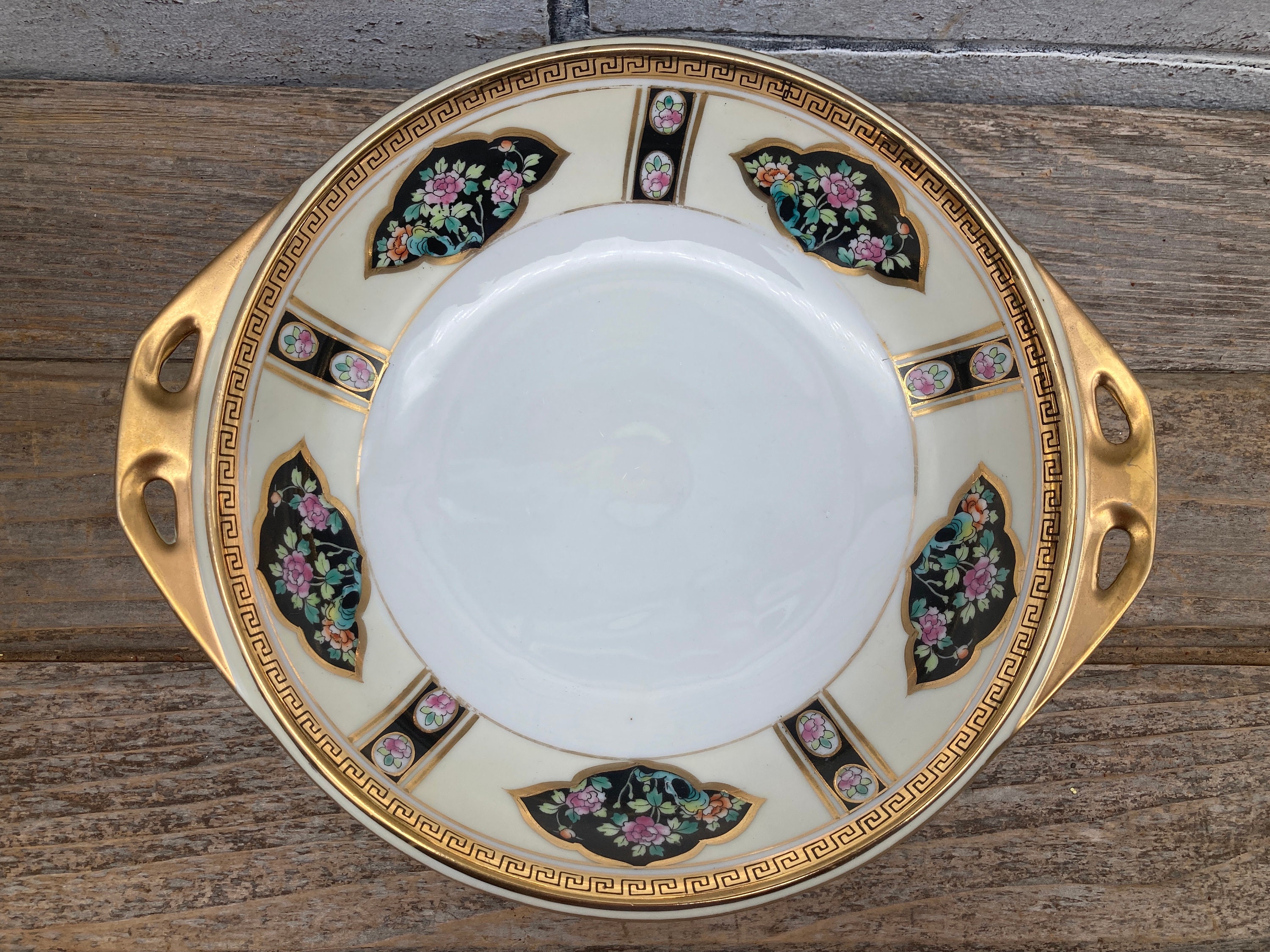Dining & Serving Antique NIPPON 8 Plate Made in Japan 1910s Hand ...